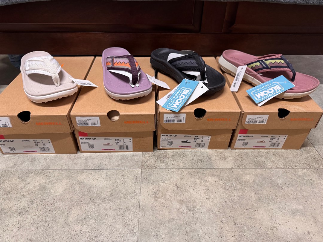 Merrell Hut Ultra Flip Womens 7, Women's Fashion, Footwear, Slippers ...