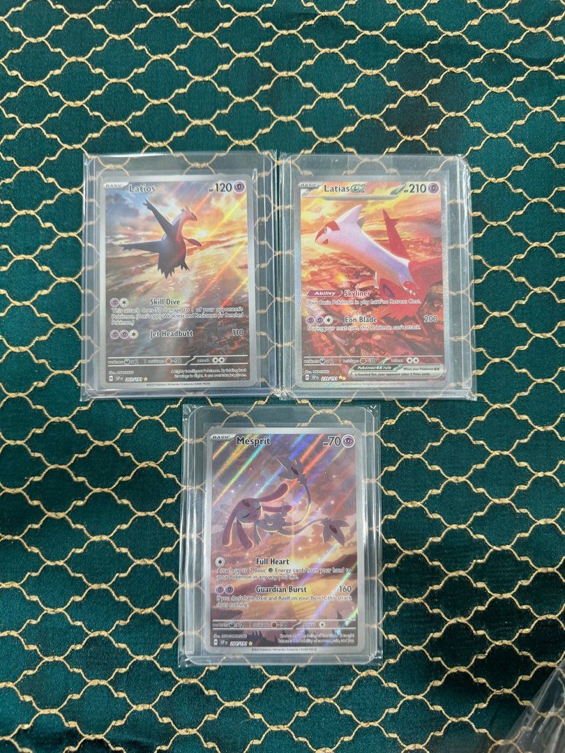 Mesprit ,Latios , Latias SET, Hobbies & Toys, Toys & Games on Carousell