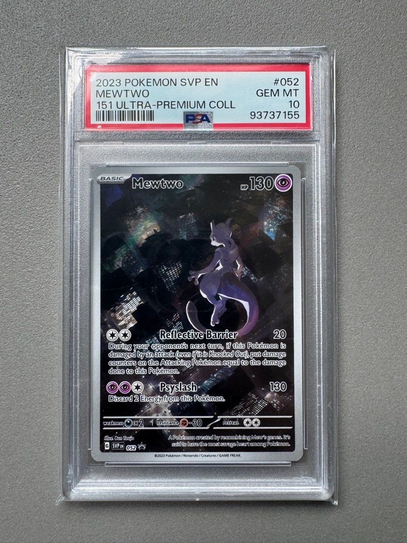 Mewtwo IR Promo from 151 UPC PSA 10, Hobbies & Toys, Toys & Games on ...