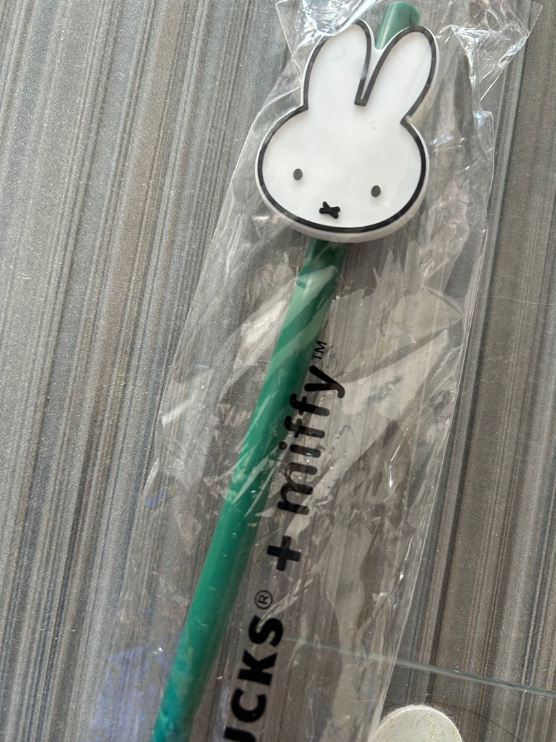 Miffy straw, Food & Drinks, Beverages on Carousell