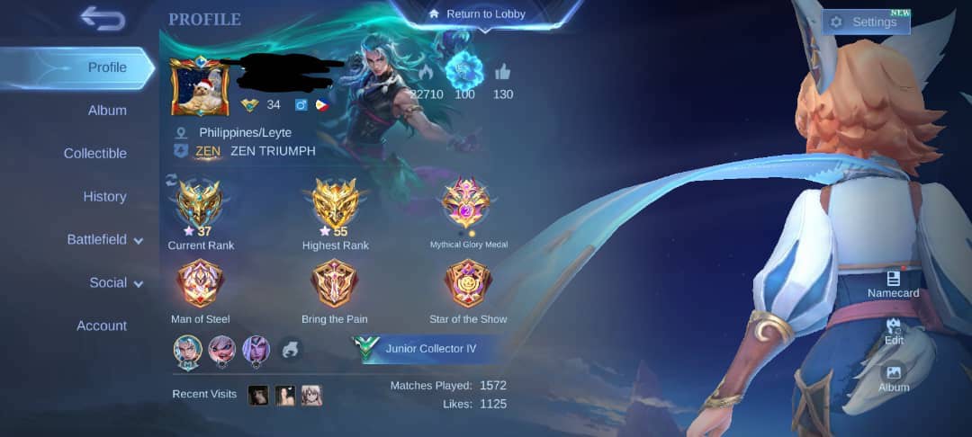 ML ACC (mythic clint skin), Video Gaming, Video Games, Others on Carousell