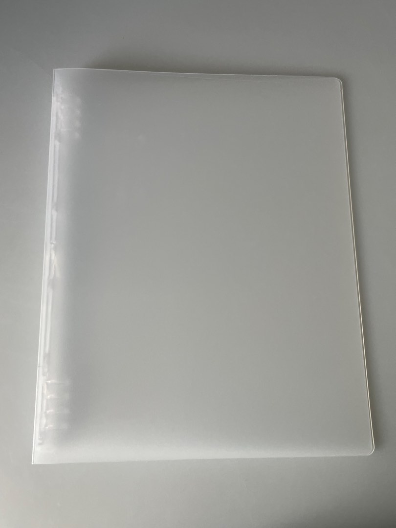 muji A4 binder, Hobbies & Toys, Stationery & Craft, Stationery & School Supplies on Carousell