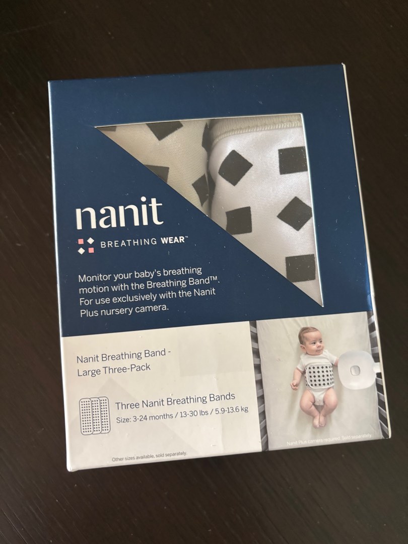 Nanit Breathing Bands - large 3-pack, Babies & Kids, Baby Monitors on ...