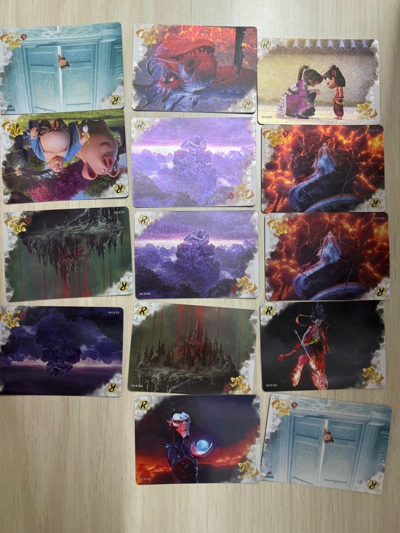 Ne zha collection card 哪吒卡片 SSR , SR , HR , QR, Hobbies & Toys ...