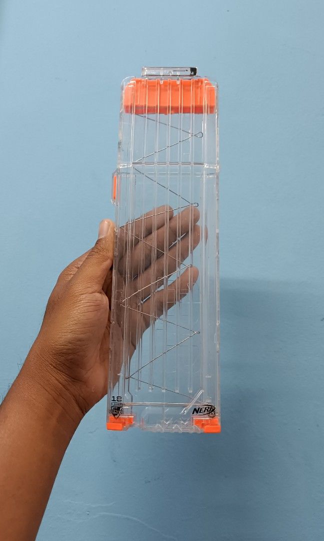 Nerf Transparent Magazine 18, Hobbies & Toys, Toys & Games on Carousell