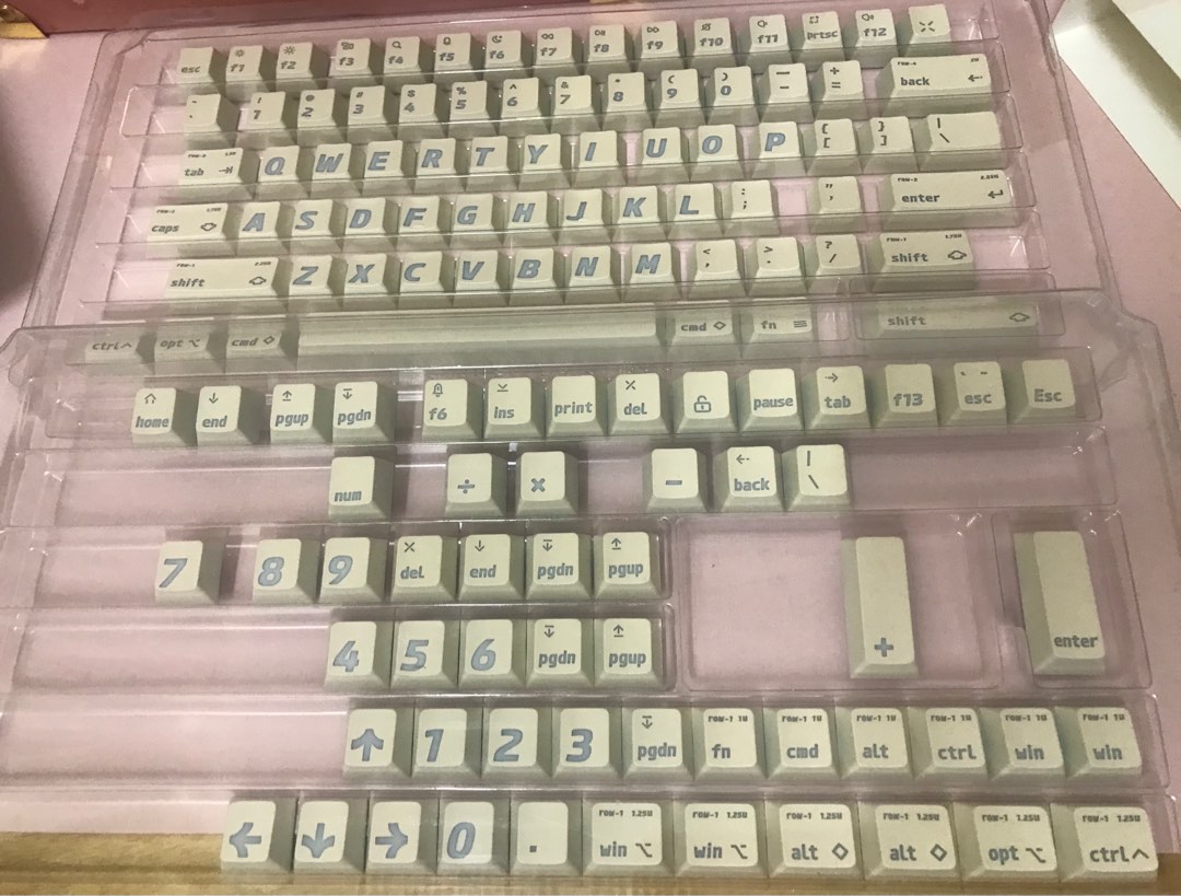 Nuphy Canopus Cherry Profile shine-through PC keycaps, Computers & Tech ...