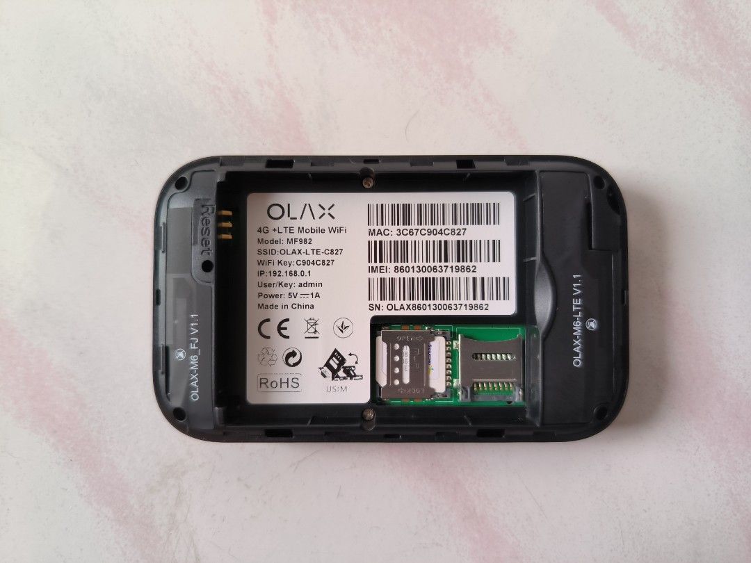 Olax MF982 Mifi Modem - Type C & Band 28, Computers & Tech, Parts ...