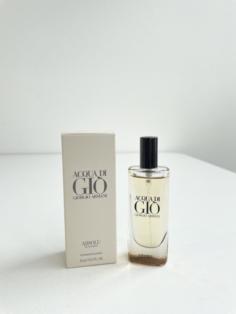 ORIGINAL PERFUME (MINI) 15ML ACQUA DI GIO ABSOLU -GIORGIO ARMANI EDP ...