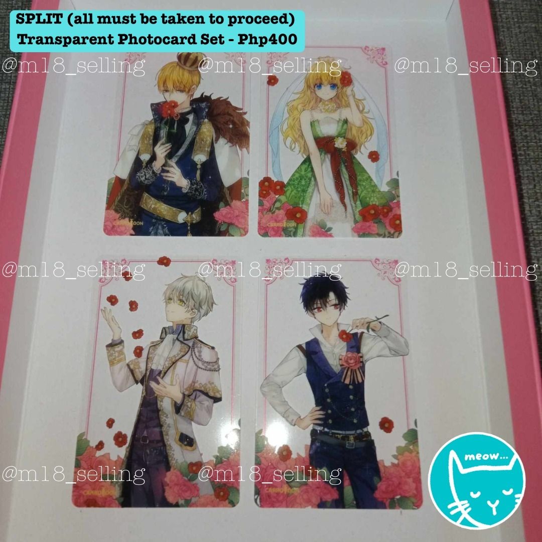 [m18 MANHWA MERCH] Who Made Me A Princess WMMAP Photocard Set from Vol ...