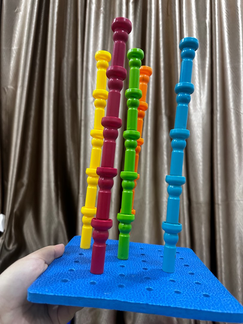 Peg board fine motor skills, Hobbies & Toys, Toys & Games on Carousell