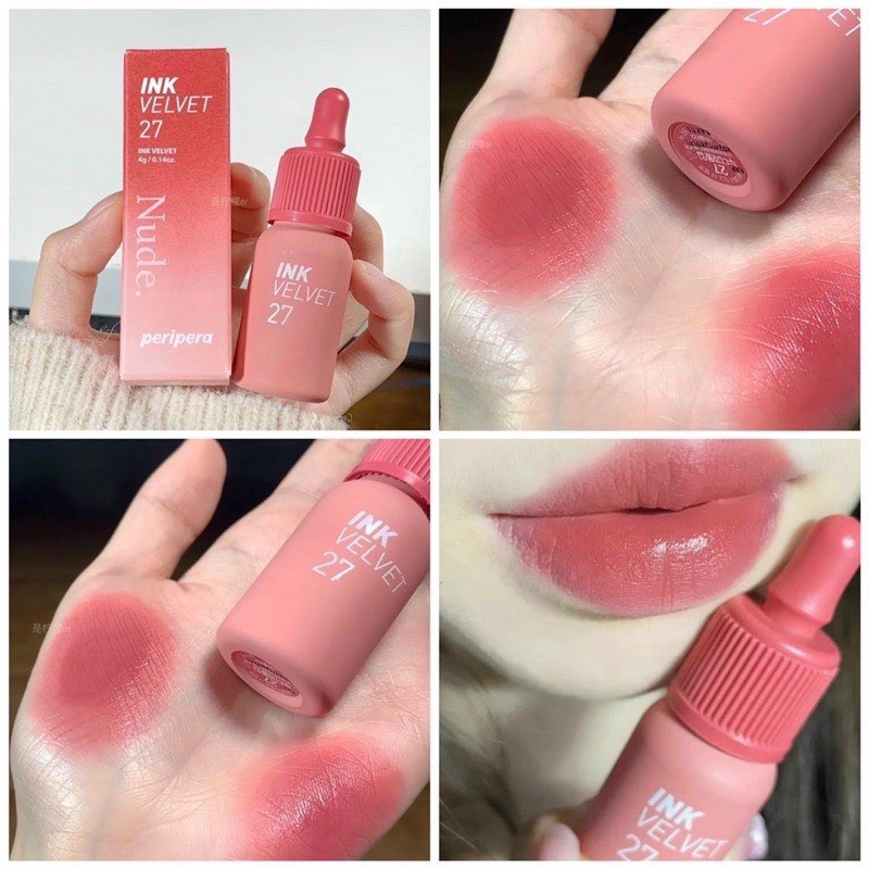 peripera ink velvet in 27 strawberry nude, Beauty & Personal Care, Face ...