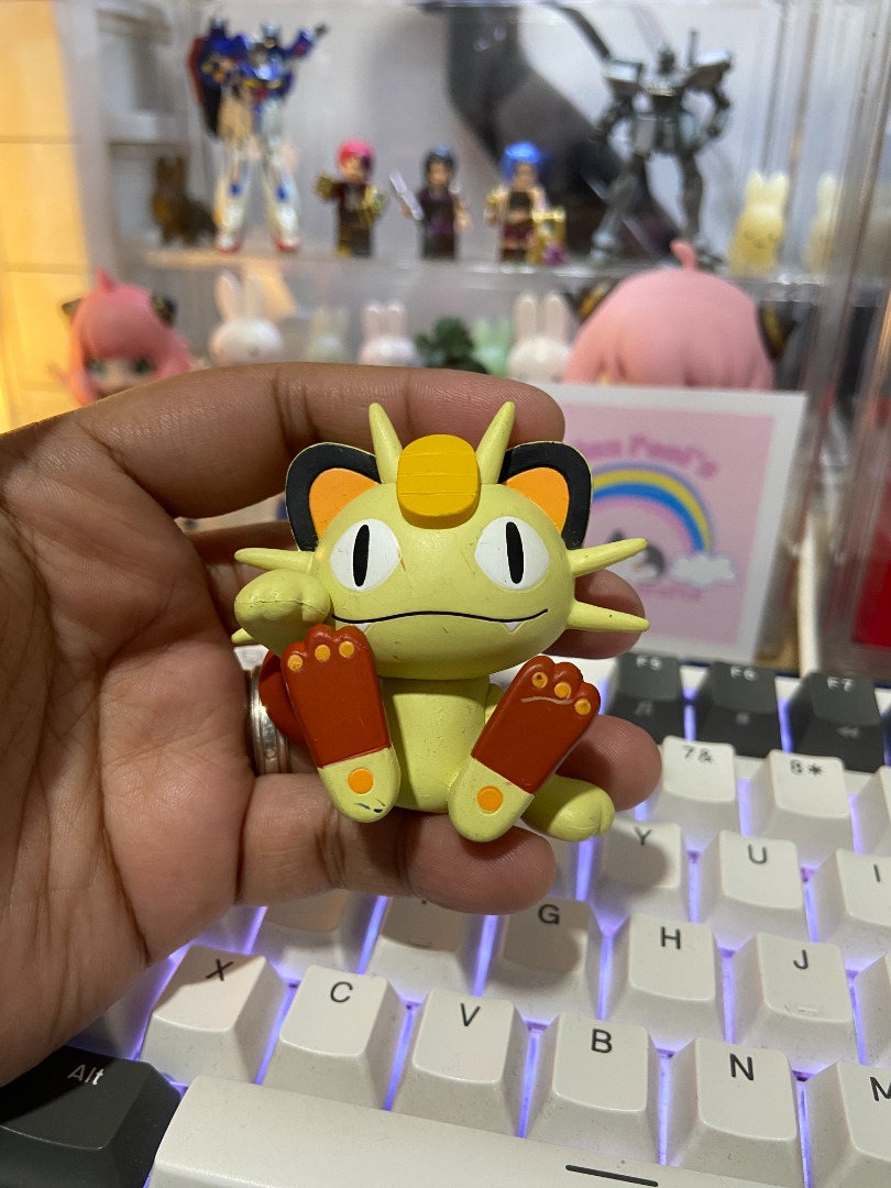 Pokemon Meowth Figure Collectible, Hobbies & Toys, Toys & Games on ...