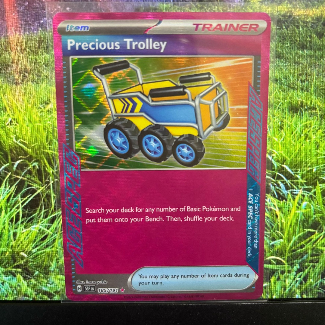 Pokemon TCG Precious Trolley | Surging Sparks, Hobbies & Toys, Toys ...