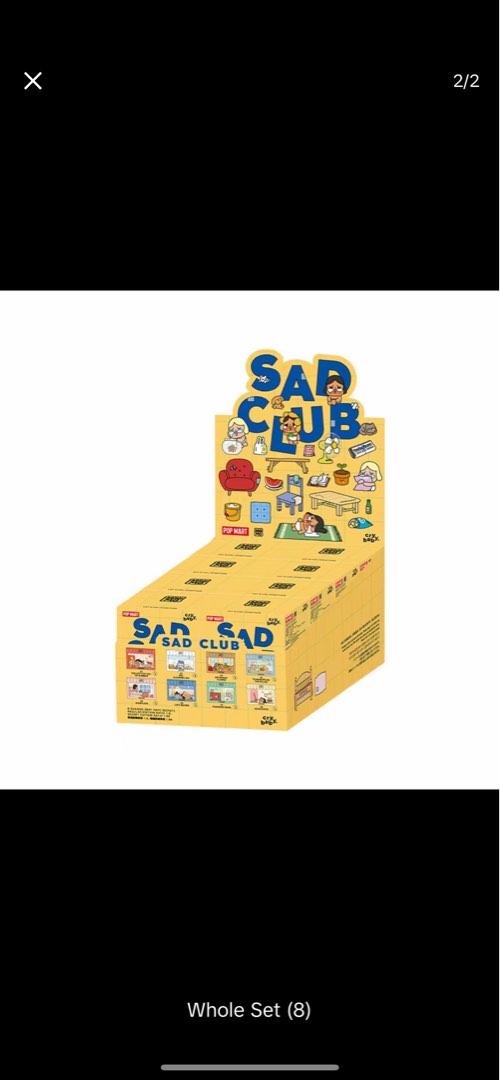 Popmart Sad club series full case new - $120, Hobbies & Toys, Toys ...