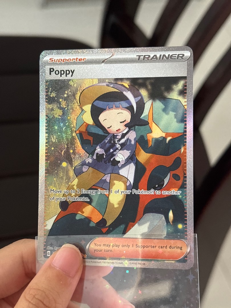 Poppy SIR Pokemon Obsidian Flames OBF 227/197 Full Art Special ...