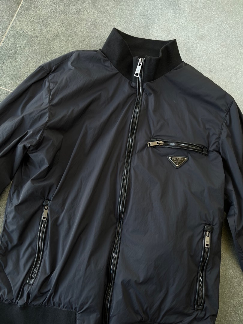 Prada Track Top jacket, Men's Fashion, Coats, Jackets and Outerwear on ...