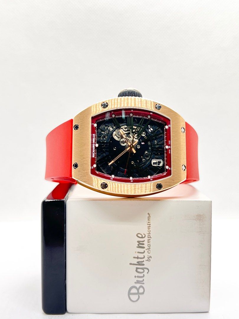 Pre Owned Richard Mille RM 023 RG Skeleton Dial Automatic Rose Gold ...