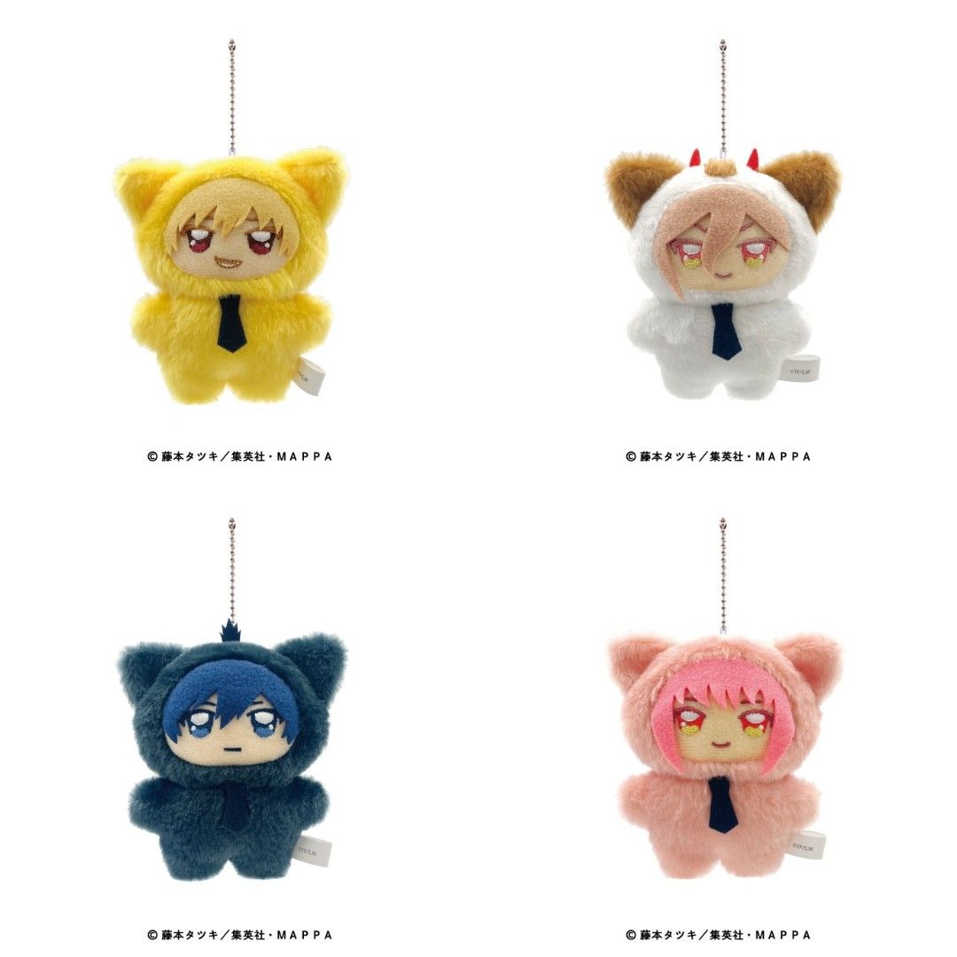 Preorder Chainsaw Man CSM Chimikemo Mascot Plush Denji Makima Power Aki ...