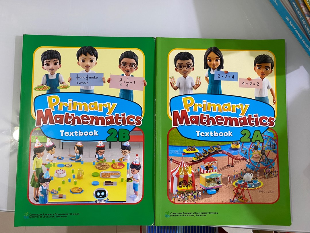 Primary Math Textbook 2A&2B, Hobbies & Toys, Books & Magazines ...