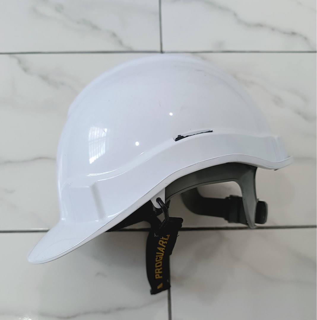 Proguard Industrial safety white helmet., Health & Nutrition, Braces ...