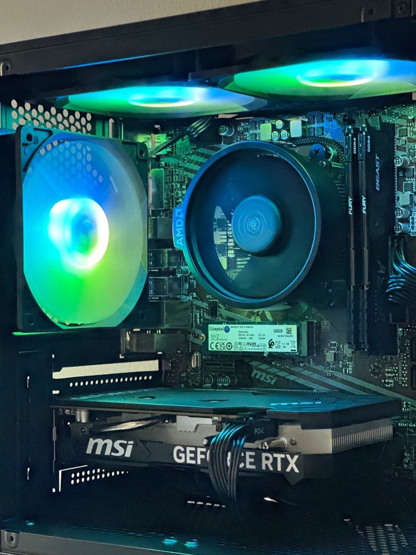 RTX 4060 + Ryzen 5 5500 | Best Value Gaming PC | Entry Level Custom ...