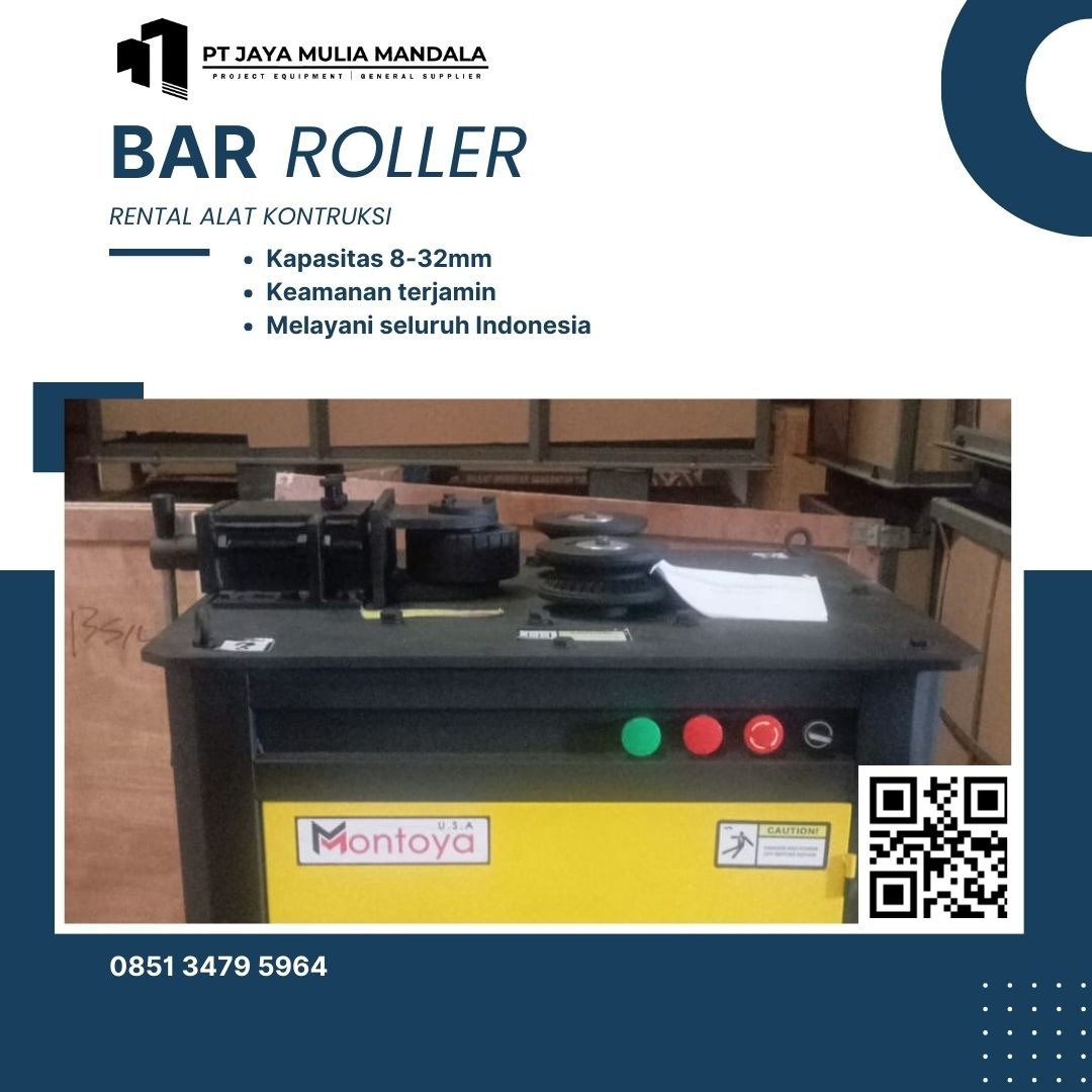 Rental Bar Roller Kuningan Kapasitas 8-32mm dengan Harga Terbaik ...