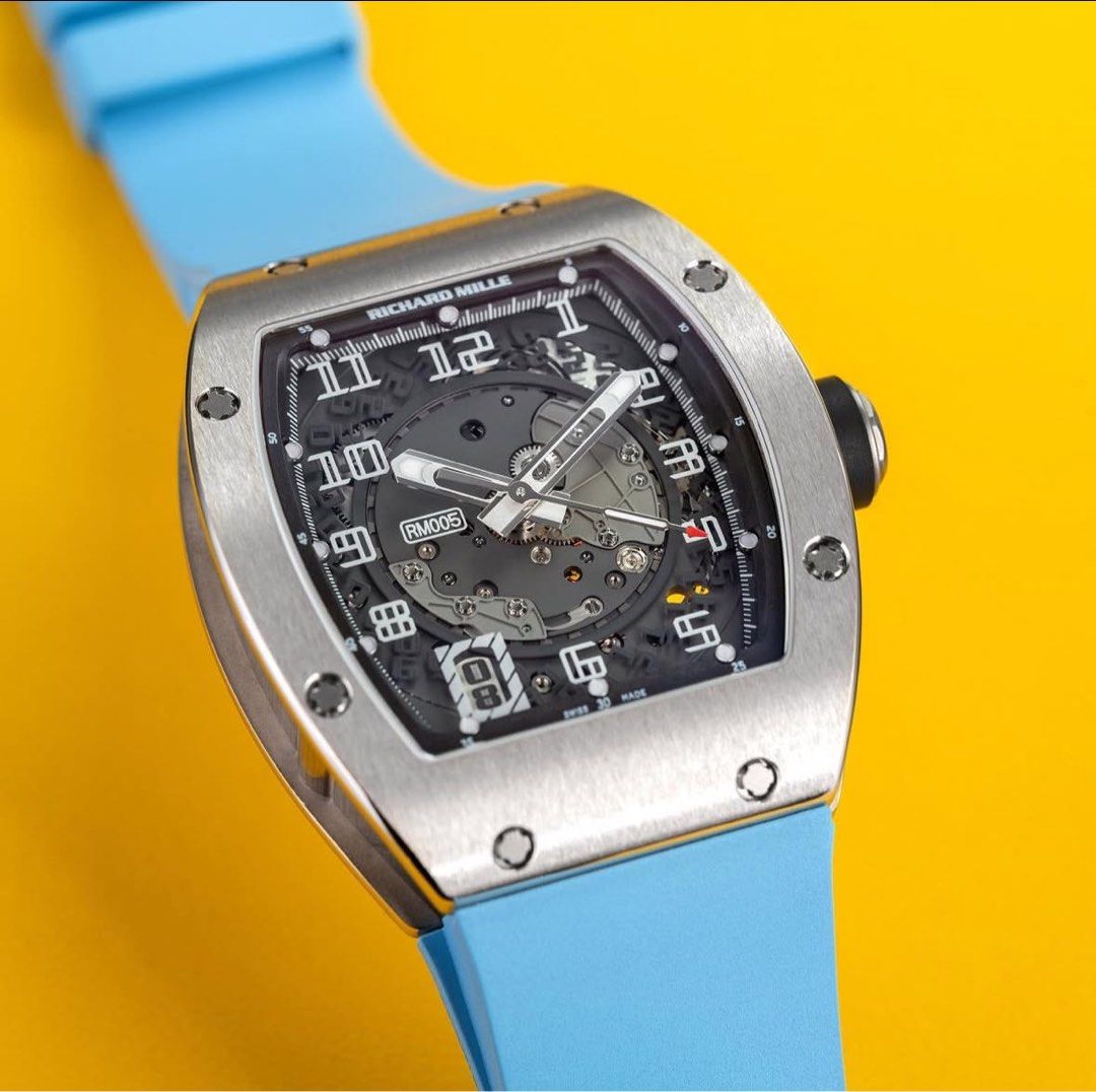 Richard Mille RM005 WG Skeleton Dial Alligator Strap **Open To Trade ...