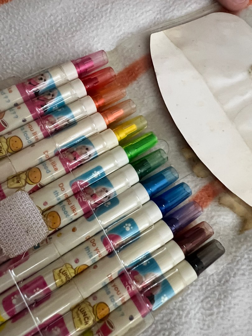 Rolling Crayons Set of 12, Hobbies & Toys, Stationery & Craft, Craft ...