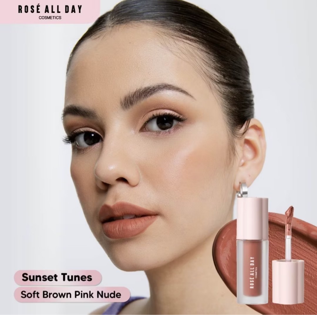 Rose All Day Lip Mousse Sunset Tunes (hanya 1x swatch), Kesehatan ...