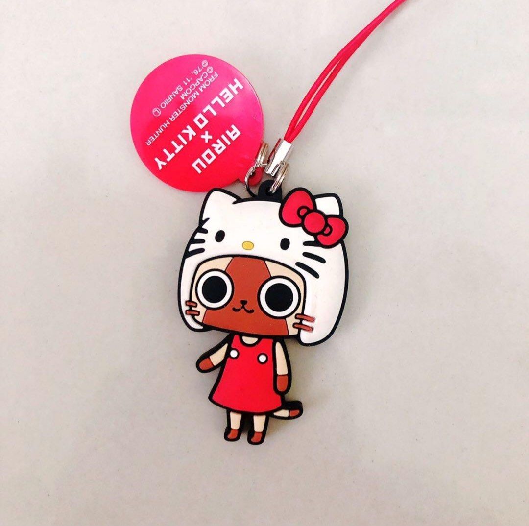 Sanrio Hello Kitty x Monster Hunter Strap Keychain, Hobbies & Toys ...