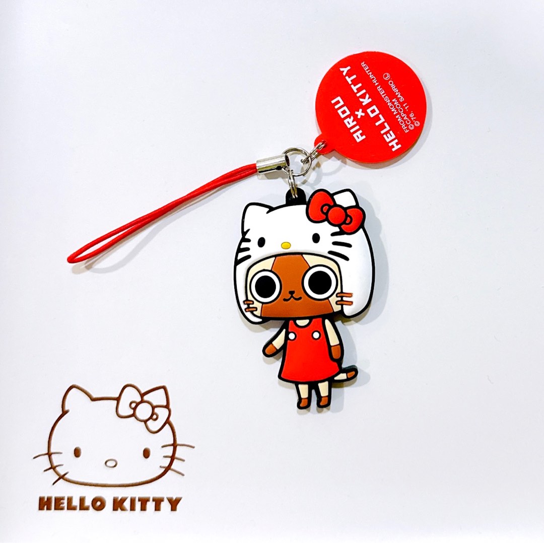 Sanrio Hello Kitty x Monster Hunter Strap Keychain, Hobbies & Toys ...