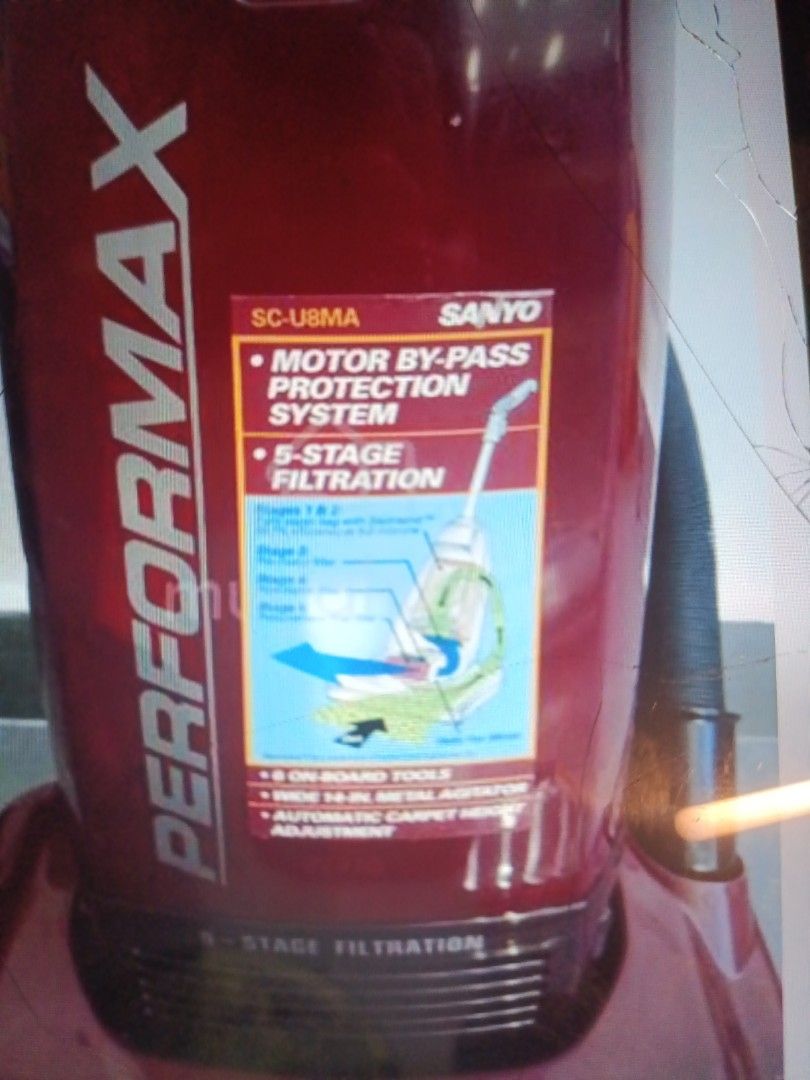 Sanyo Vacuum Cleaner Wet Jet SC U8MA, TV & Home Appliances, Vacuum ...