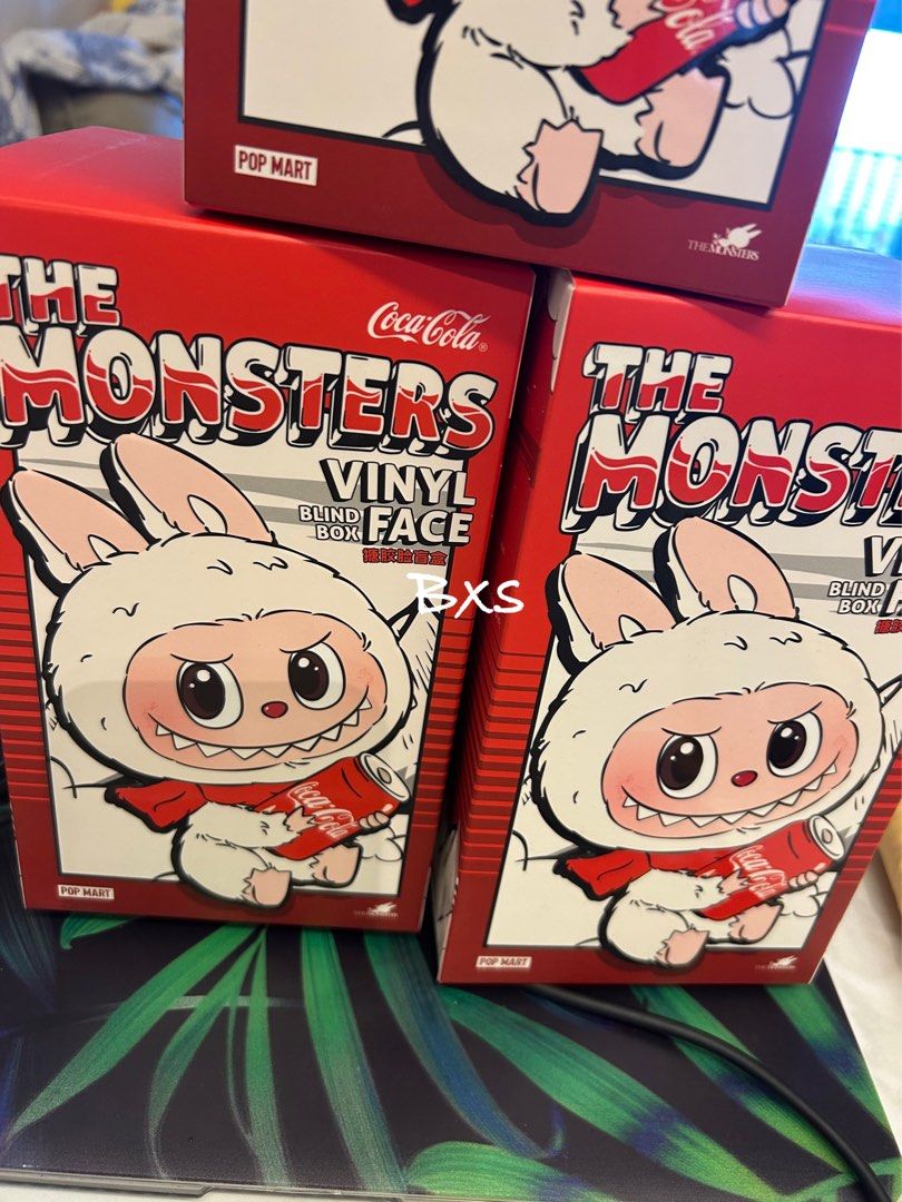 Sealed instock Authentic popmart the monster Labubu vinyl face blind ...
