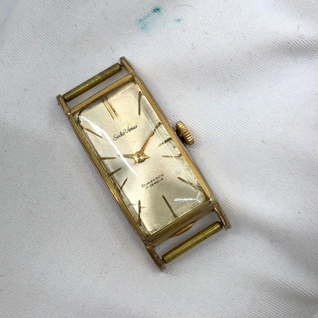 SEIKO VINTAGE VENUS HW N220106 5514 FACE ONLY NOT MOVING GHW WATCH ...