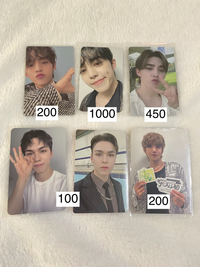 Seventeen SVT Photocards Scoups Joshua Vernon, Hobbies & Toys ...