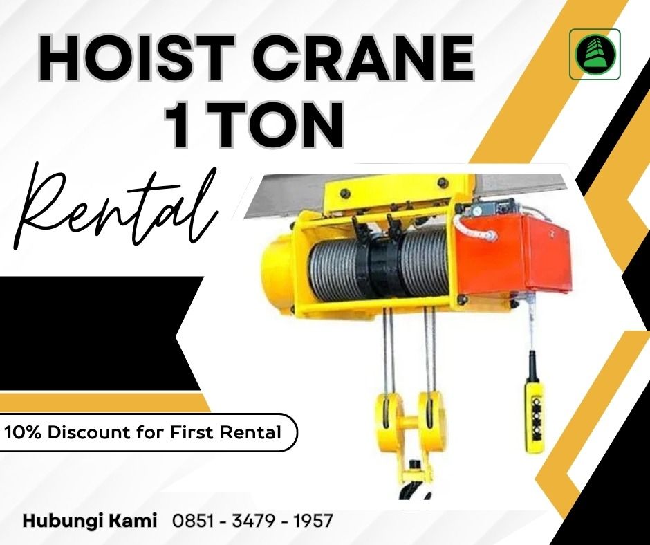 Sewa Hoist Crane 1 Ton Krisbow Jakarta Selatan – Terbaik untuk Industri, Properti, Rental di ...