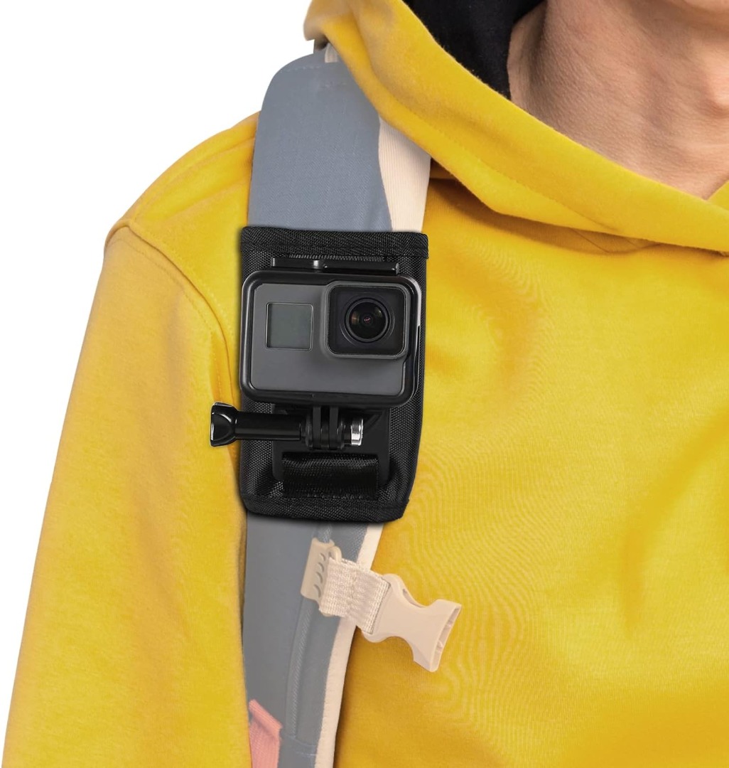 實體店鋪/SF Backpack Shoulder Strap Mount for GoPro Hero 13 12 11 10 9 8 7 ...