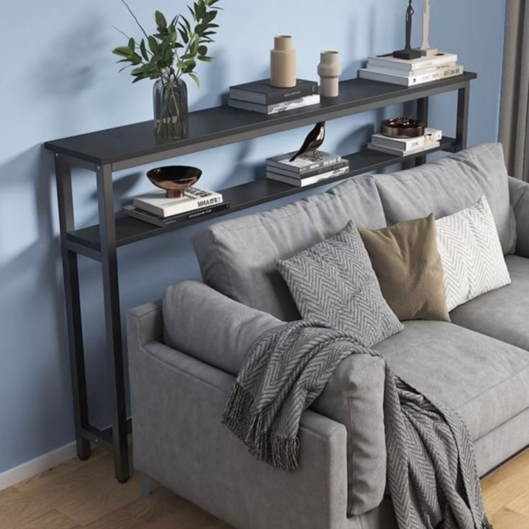 [FREE DELIVERY] Sofa Side Table | Slim Hallway Console Table ...