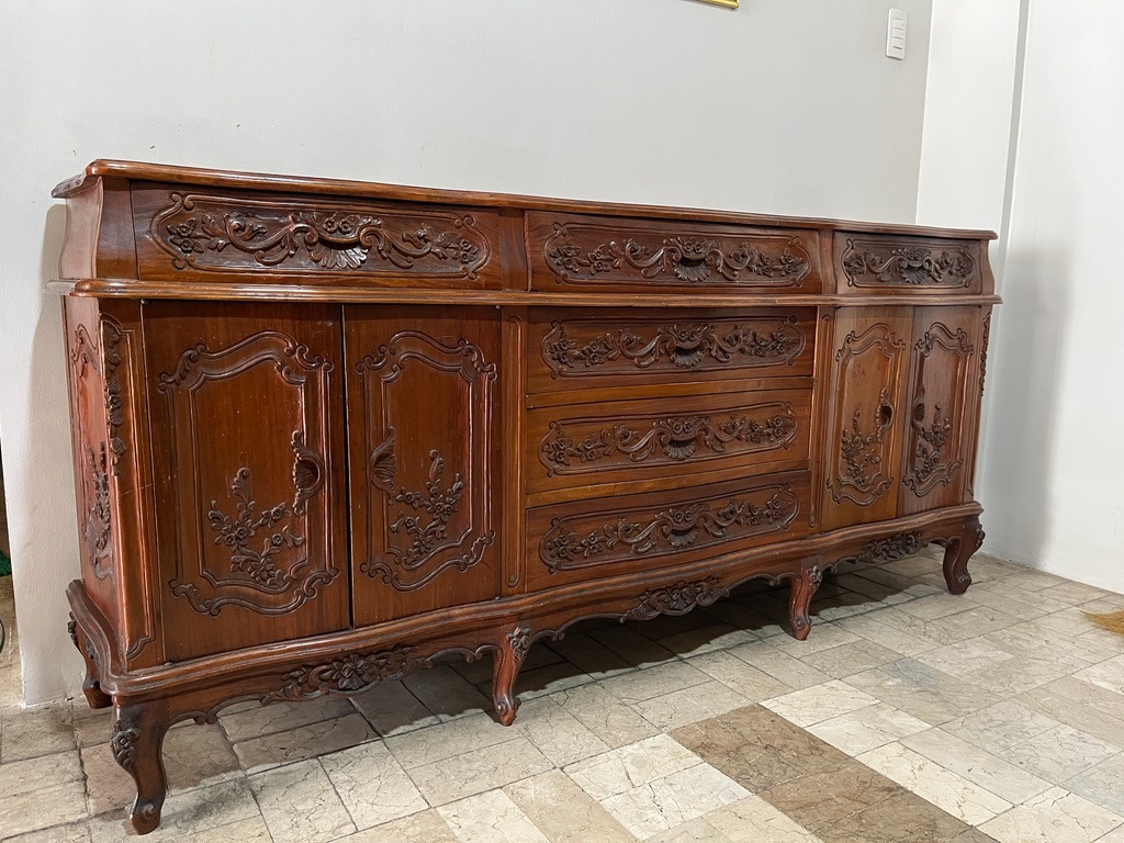 Solid (Narra) Wood Buffet Table, Furniture & Home Living, Furniture ...