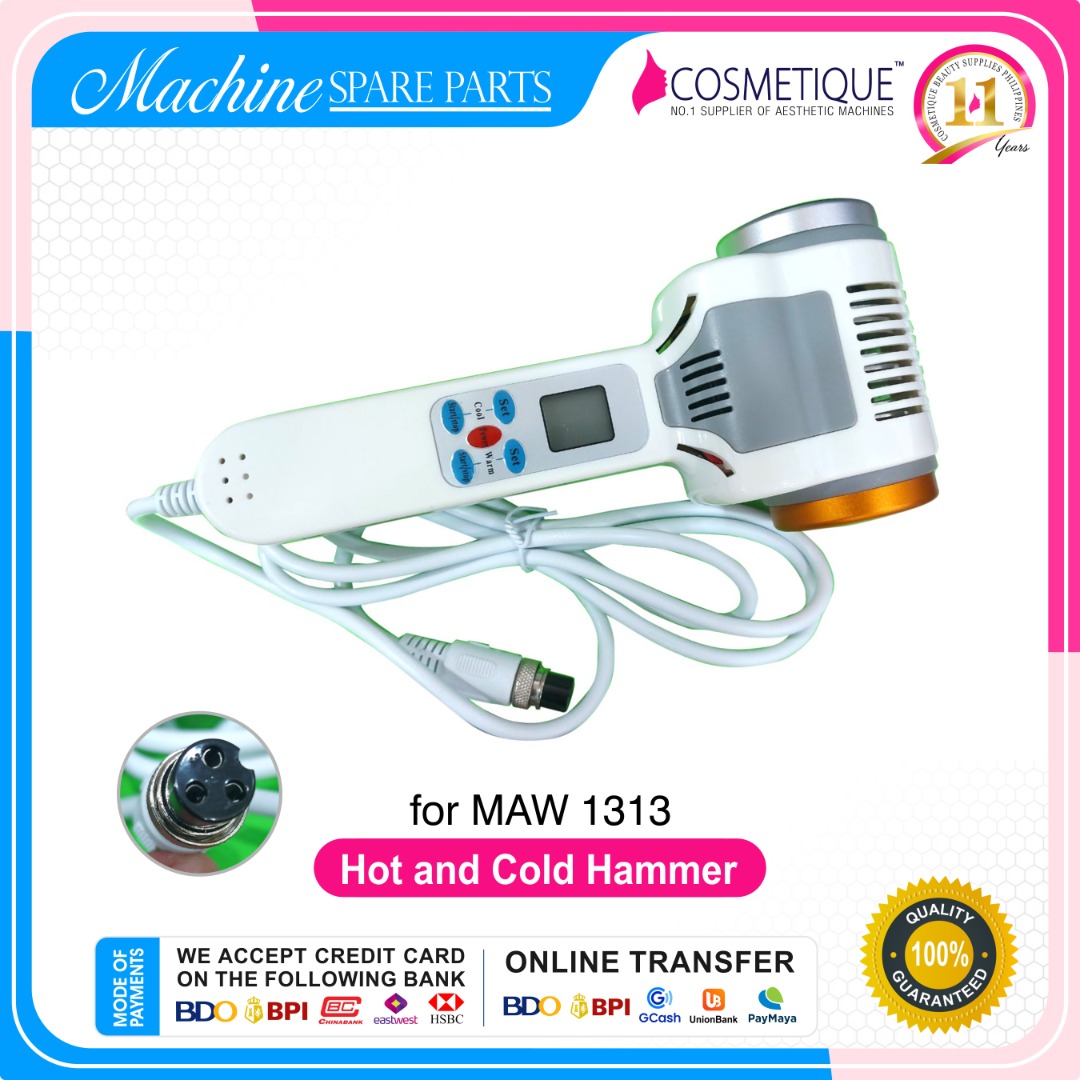 SPARE PARTS HOT AND COLD HAMMER FOR 10 IN 1 FACIAL MACHINE, Beauty ...