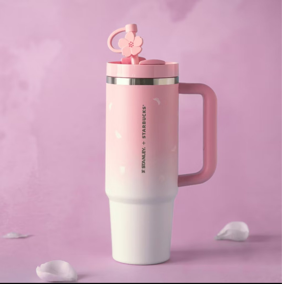Starbucks + Stanley Spring Blossom Gradient Stainless Steel Cold Cup ...