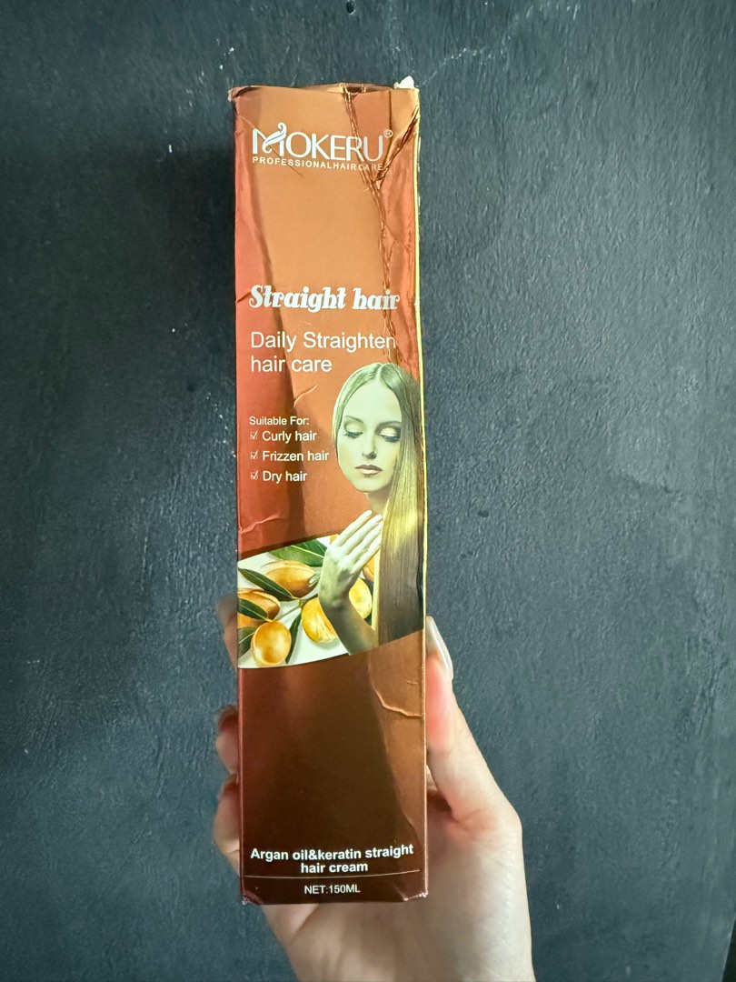 Straightening hair cream - Mokeru, Beauty & Personal Care, Hair ...