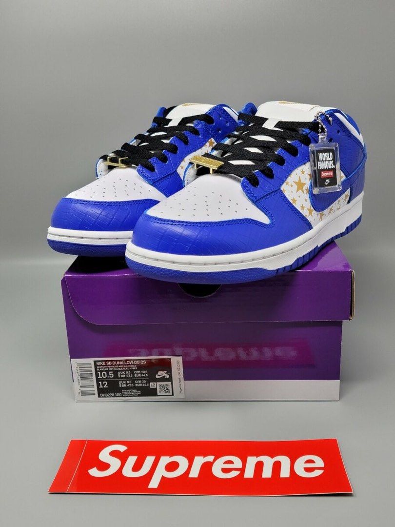SUPREME X NIKE SB DUNK LOW OG QS, Men's Fashion, Footwear, Sneakers on ...