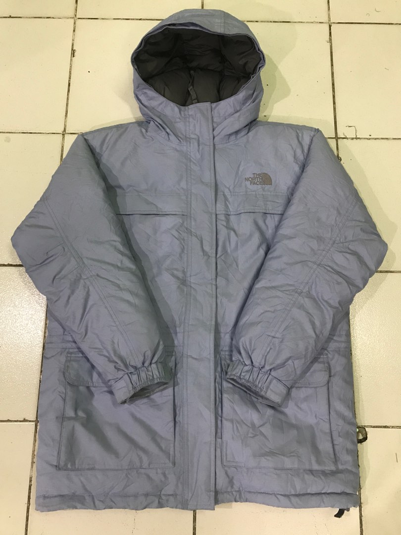 TNF puffer jacket sky blue color, Men's Fashion, Coats, Jackets and ...