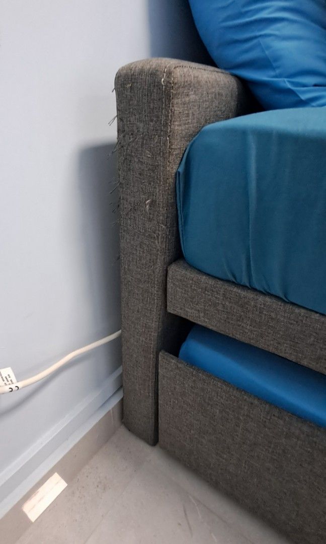 Single Trundle Bed Frame | Pull out Bed Frame |2 in 1 Bed Frame ...