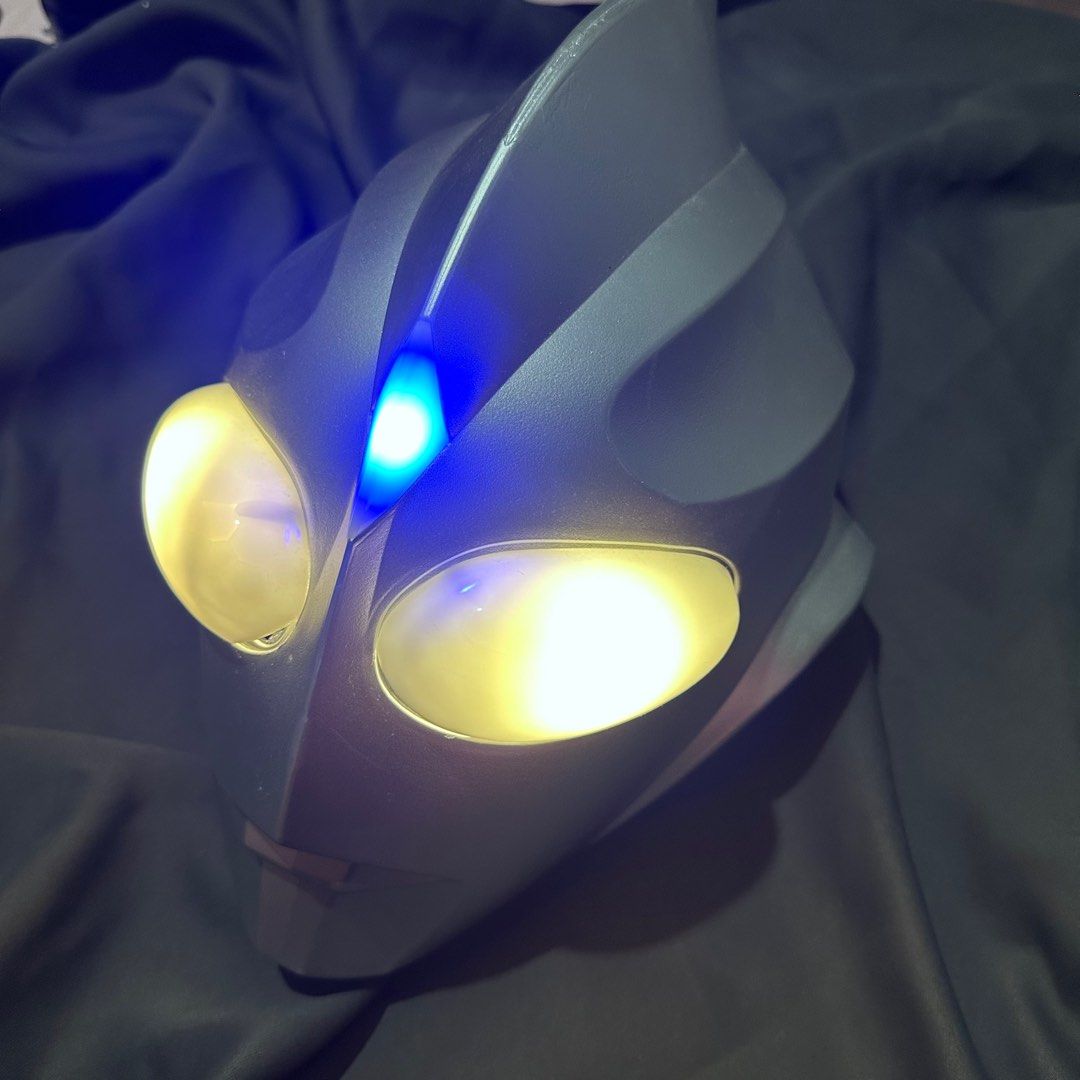 Ultraman Tiga Led Light Helmet, Hobbies & Toys, Toys & Games on Carousell
