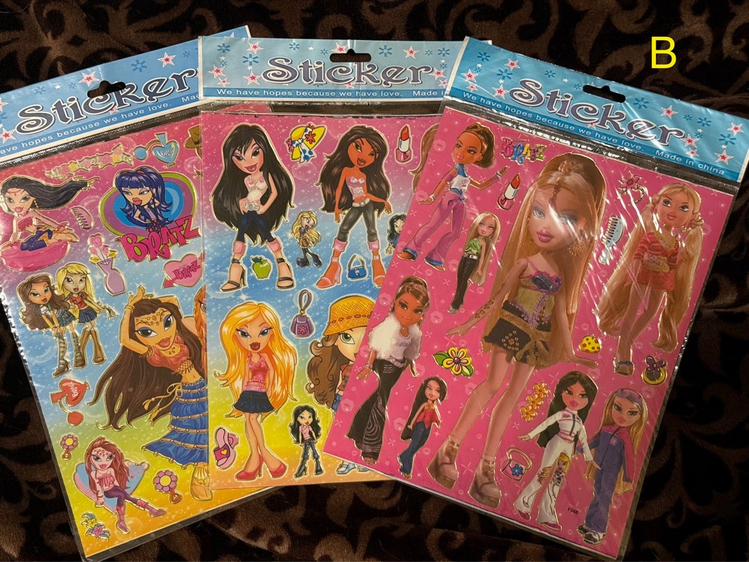 vintage bratz stickers (setB), Hobbies & Toys, Memorabilia ...