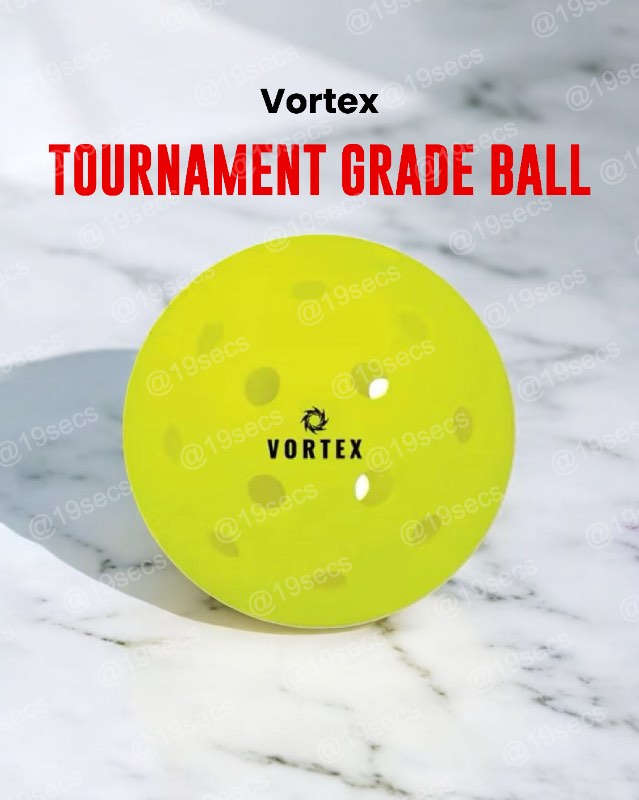 VORTEX Pickleball Precision 40 Holes 74MM Fluorescent Sphere Outdoor ...