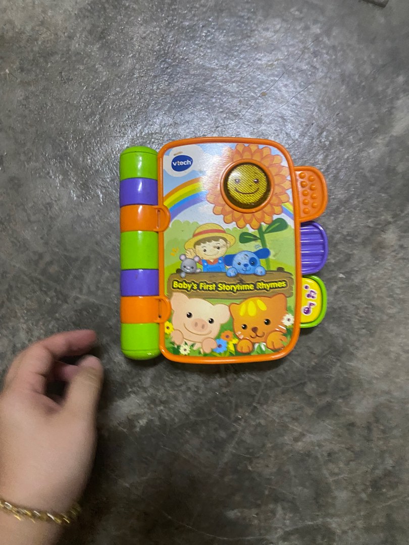 VTech Baby's First Storytime Rhymes book, Hobbies & Toys, Toys & Games ...