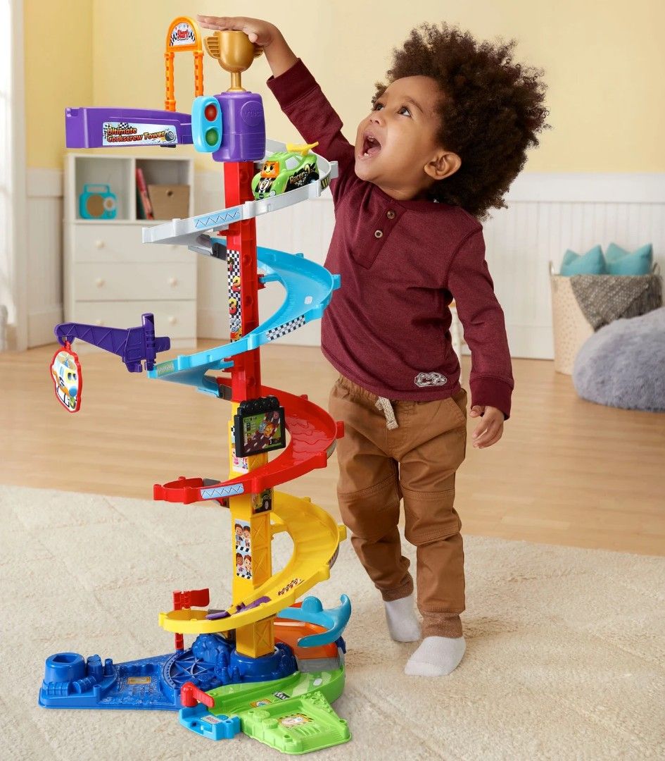 Vtech Toot toot Drivers Twist & Race Tower, Babies & Kids, Infant ...